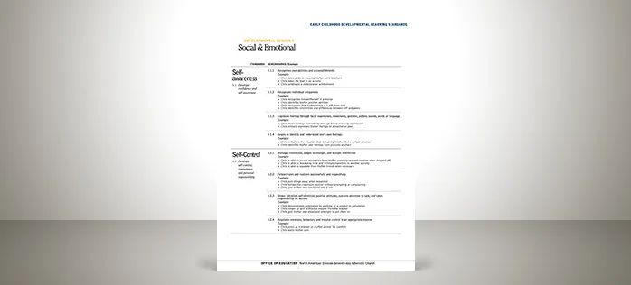 Social and Emotional—Early Childhood Development Standards | Resources ...
